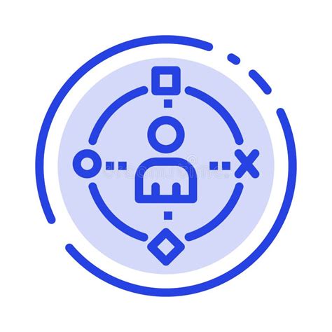 Ambient User Technology Experience Blue Solid Logo Template Place