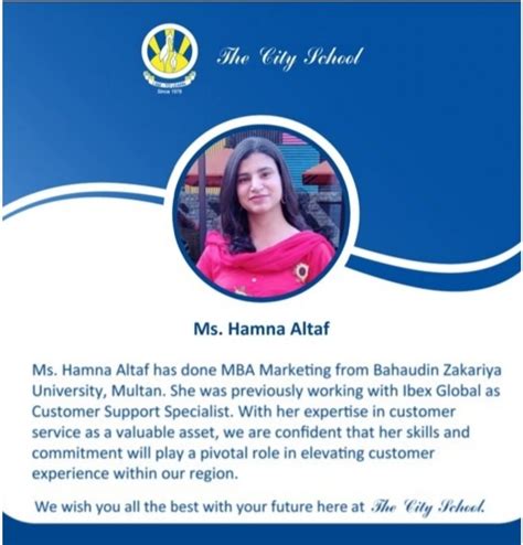 Hamna Malik On Linkedin Embarking On A New Chapter From Aspirations