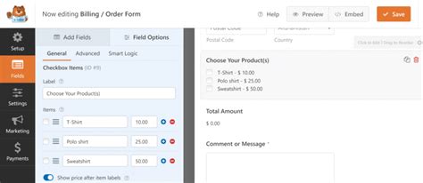 How To Change The Total Price Calculations With Wpforms