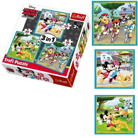 Trefl Puzzle Bajki Disney Myszka Miki I Przyjaciele 20 36 50 El