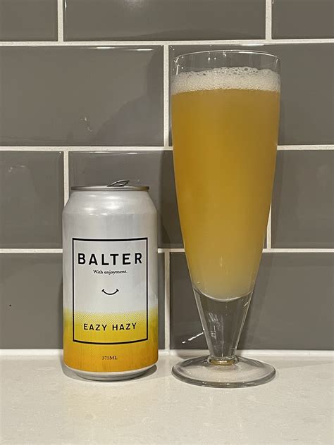 Birallee Beer And Brewing Balter Eazy Hazy Beer Review