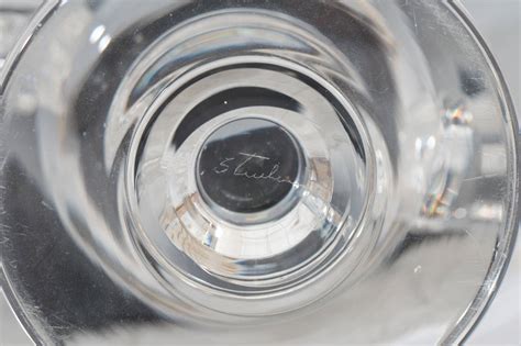 1930s Steuben Signed Glass Covered Candy Dish Or Urn For Sale At