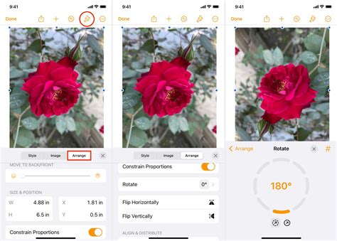 How To Resize Rotate And Flip Objects In Pages Numbers Keynote