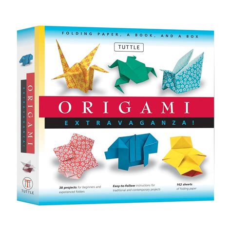 Origami Extravaganza Folding Paper A Book And A Box Origami Kit