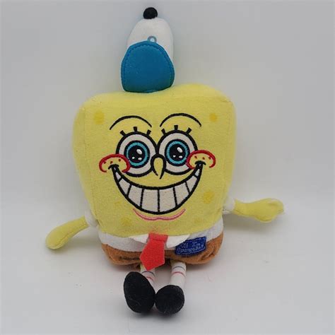 Rare Plushy Spongebob Squarepants Plush 2010 Nickelodeon Viacom Nanco Clean