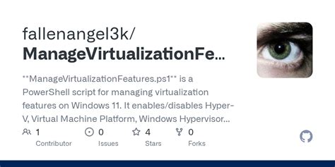 Github Fallenangel3k Managevirtualizationfeatures Ps1 Managevirtualizationfeatures Ps1 Is