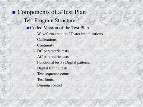 Ppt Chapter 2 Test Specification Process Powerpoint Presentation