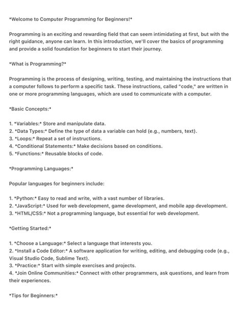 Cpg File For Beginners Pdf