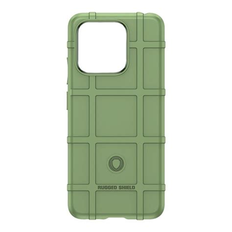 Odolný Kryt Rugged Shield Zelený Xiaomi Redmi 13c Redmi 13c 5g