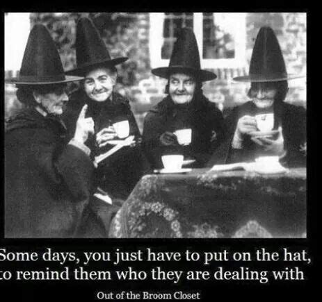 Some Days You Just Have To Put On The Hat To Remind Them Who They Are