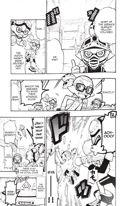 Splatoon Corocoro Manga Now In English Fan Translation Squirt Gun At Target Perfectly Nintendo