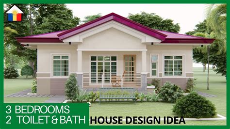 Bungalow House Design With Terrace In Philippines Floor Plan