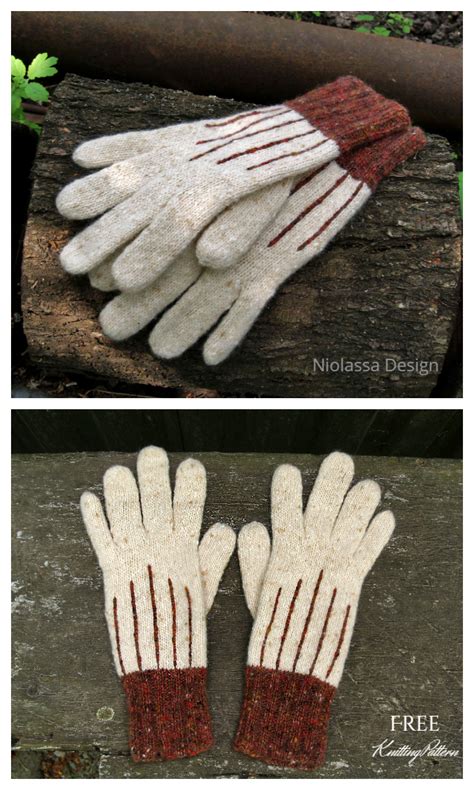 All Fingers Gloves Free Knitting Patterns Knitting Pattern