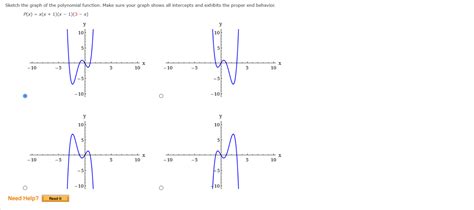 Solved Sketch The Graph Of The Polynomial Function Make