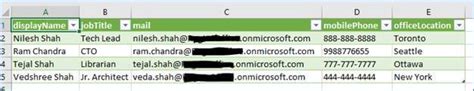 Get Office 365 Data In Excel Using Ms Graph Api