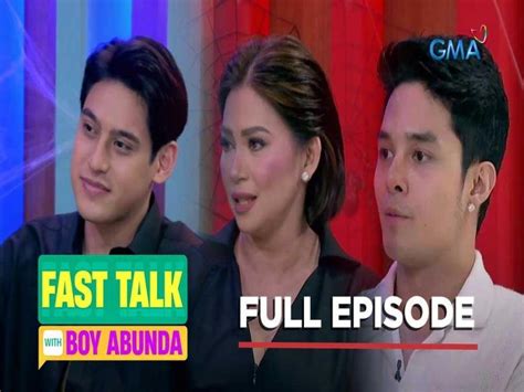 Fast Talk With Boy Abunda May Nagpaparamdam Nga Ba Sa Fast Talk Studio Full Episode