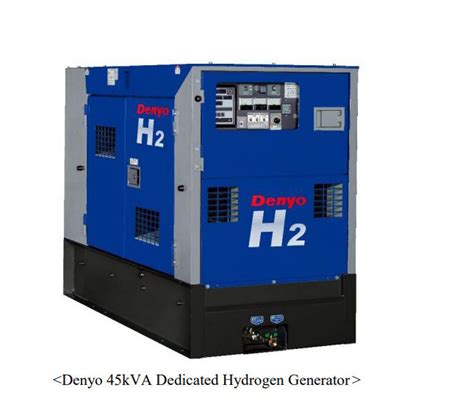 News Release Denyo In Development Of Generators Free Of Co2 Emissions