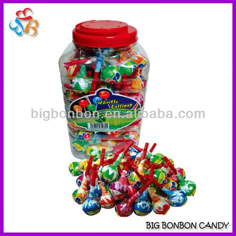 Mixed Fruit Flavours Whistle Lollipops Sweetschina Big Bonbon Candy