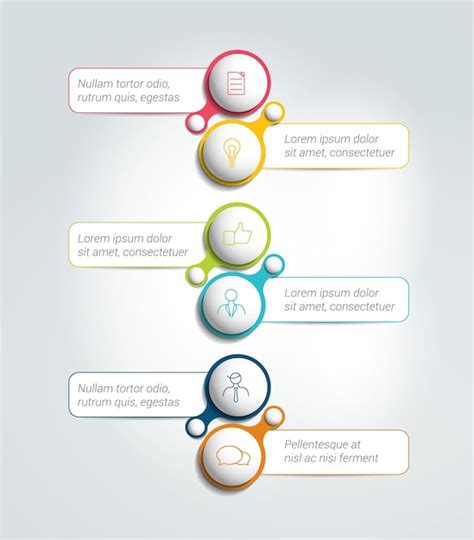 Premium Vector Timeline Infographic 3d Round Shapes With Text Fields