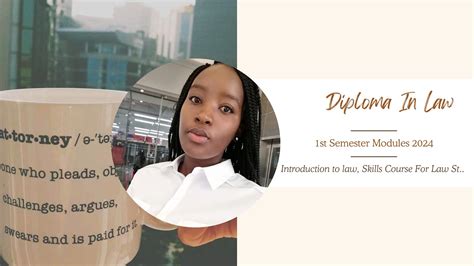 Diploma In Law UNISA Registration 1st Semester 2024 Modules YouTube