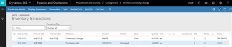 Microsoft Dynamics 365 For Finance And Operations Inventory Consignment Process Ax Tutorials