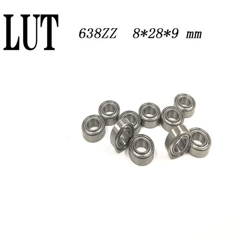 10 шт лот высокое качество Abec 5 638 Zz 638zz 8x28x9 мм 638z 638 2z 80038 8 28 9 мм глубокий