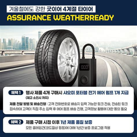 Winter 프로모션 With 굿이어 타이어 Goodyear