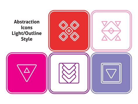 Abstraction Icon Bundle Graphic By Bennynababan403 · Creative Fabrica