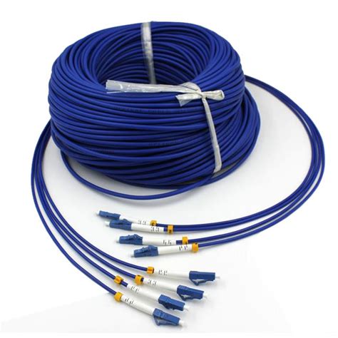 4core Lc Upc Lc Upc Singlemode 9 125 Fiber Optic Armored Patch Cables