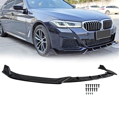 Ninte Front Lip For 2021 2022 2023 Bmw 5 Series G30 M Sport Abs Front