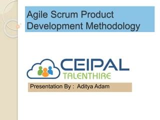 Agile Scrum Product Development Methodology PPTX