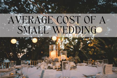 How Much Does A Small Wedding Cost Answered Wedding Hacked