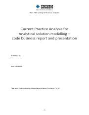 BCO7006 Group 7 Assessment 3 Report June 2021 1 Pdf BCO 7006 Coding