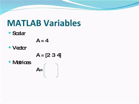 Matlab Basic Tutorial Ppt