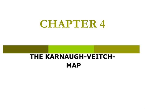 Logic Design Chapter 4 Karnaugh Maps Ppt
