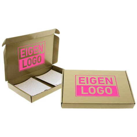 Brievenbusdozen Bedrukken Met NEON Goud A5 Rotim Verpakkingen You