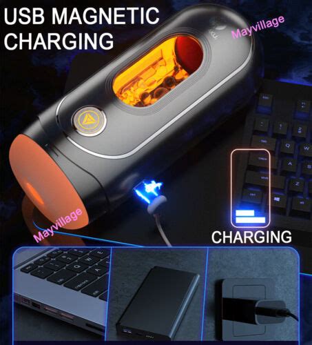 Male Masturbaters Automatic Handsfree Vibrating Sucking Cup Stroker Men