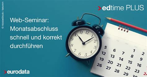 Monatsabschluss schnell und korrekt durchführen für edtime PLUS und
