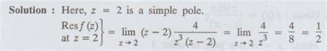 singularities residues residue theorem solved example problems