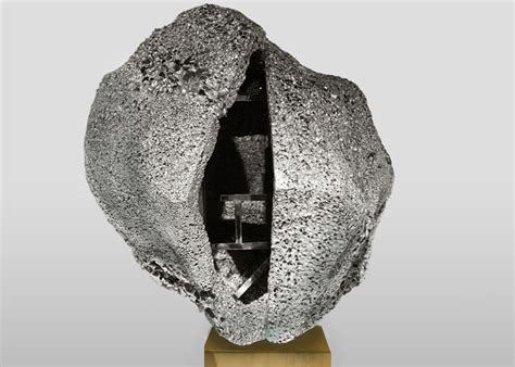 Studio Swine Uses Aluminium Foam To Create Metallic Geology Cabinets