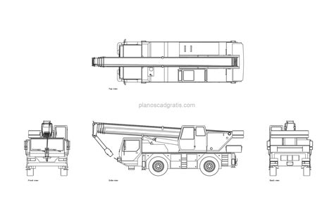 Grúa Móvil Planos Cad Gratis