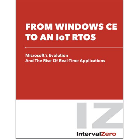 From Windows To An Iot Rtos Kingstar