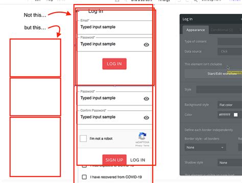 Understanding Vertical Scrolling Elements In Bubble Responsiveness