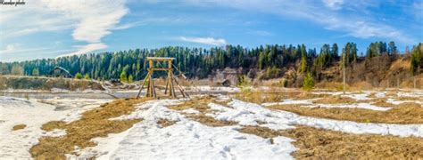 Подвесной мост через р Стрельна у д Анохинская Великий Устюг Инфо
