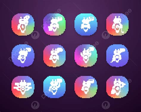 Los Iconos De La Aplicaci N De Chatbots Establecen El Estilo De De