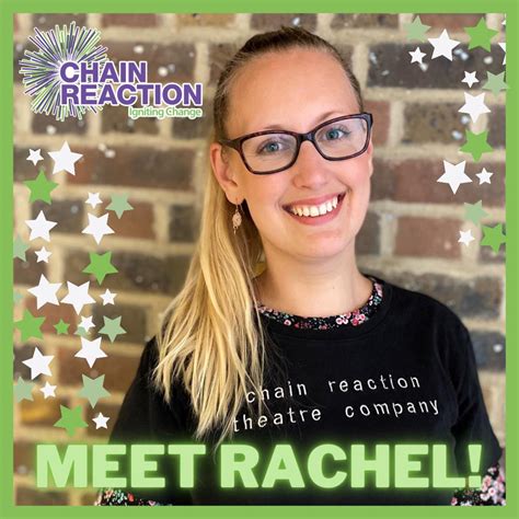 Chain Reaction We Are Thrilled To Welcome The Lovely Rachel To Our