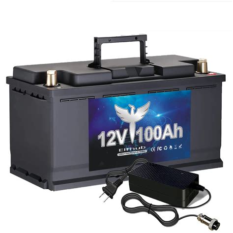 Bateria Recarreg Vel Elfhub LiFePO4 Bateria De L Tio BMS Embutida De