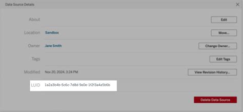 Get Data Source Information