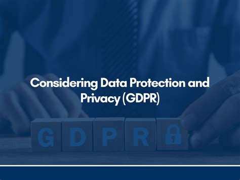 Considering Data Protection And Privacy Gdpr European Institute Of