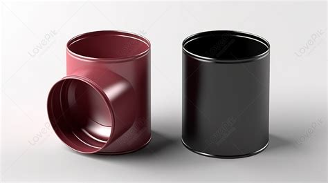 눈길을 끄는 적갈색 및 검정색 3d 렌더링 튜브 주석 캔 모형 플라스틱 금속 또는 종이 배경 옵션 눈길 배경 금속 캔 배경 포장 상자 배경 이미지 Hd 눈길